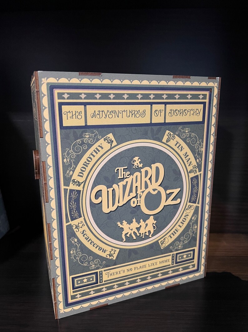 FINISHED Book Nook: the Wizard of Oz with Dust Cover and - Etsy