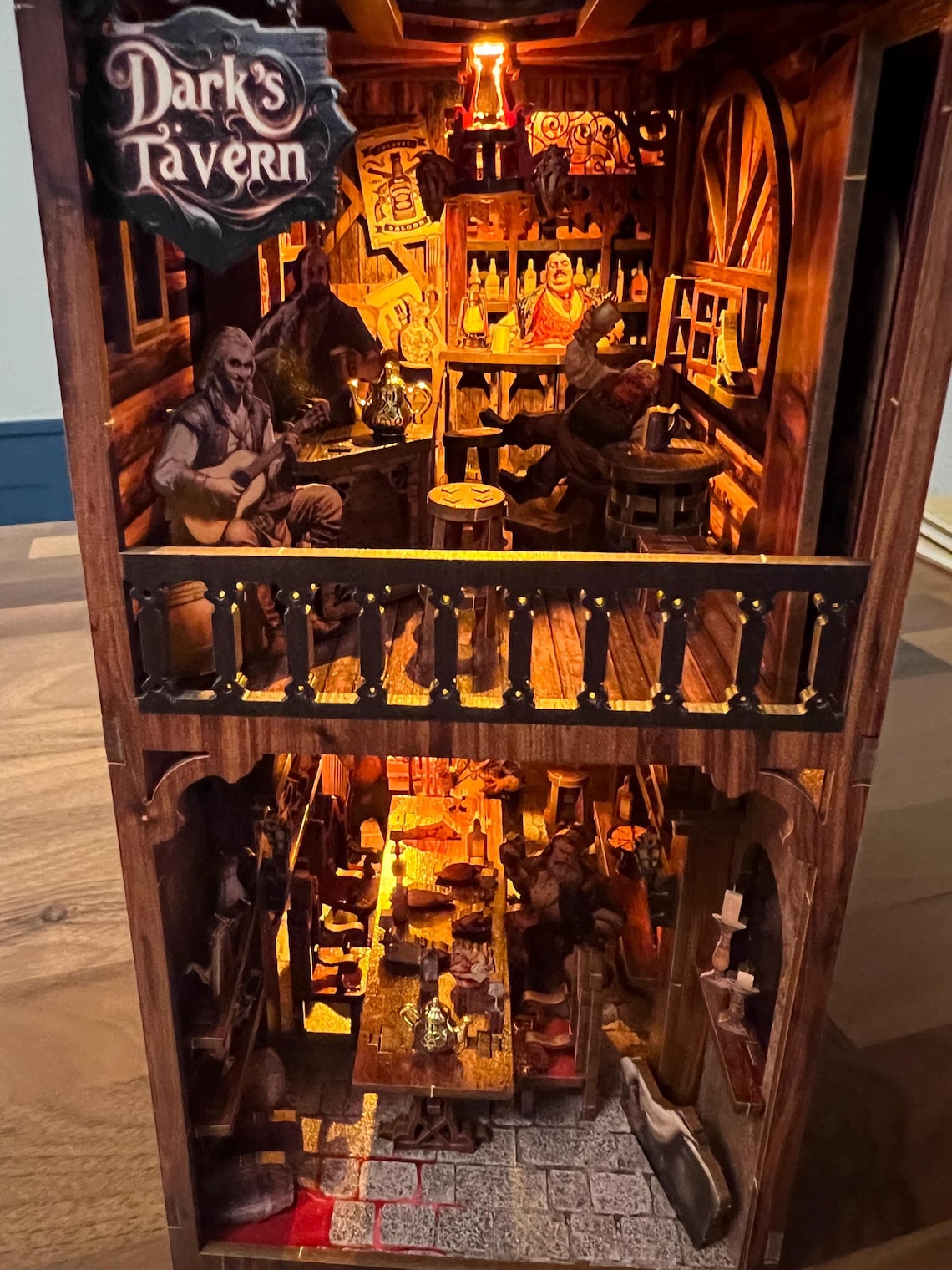 FINISHED Book Nook: Dark’s Tavern Ancient Bar (witcher-like) (with Dust ...