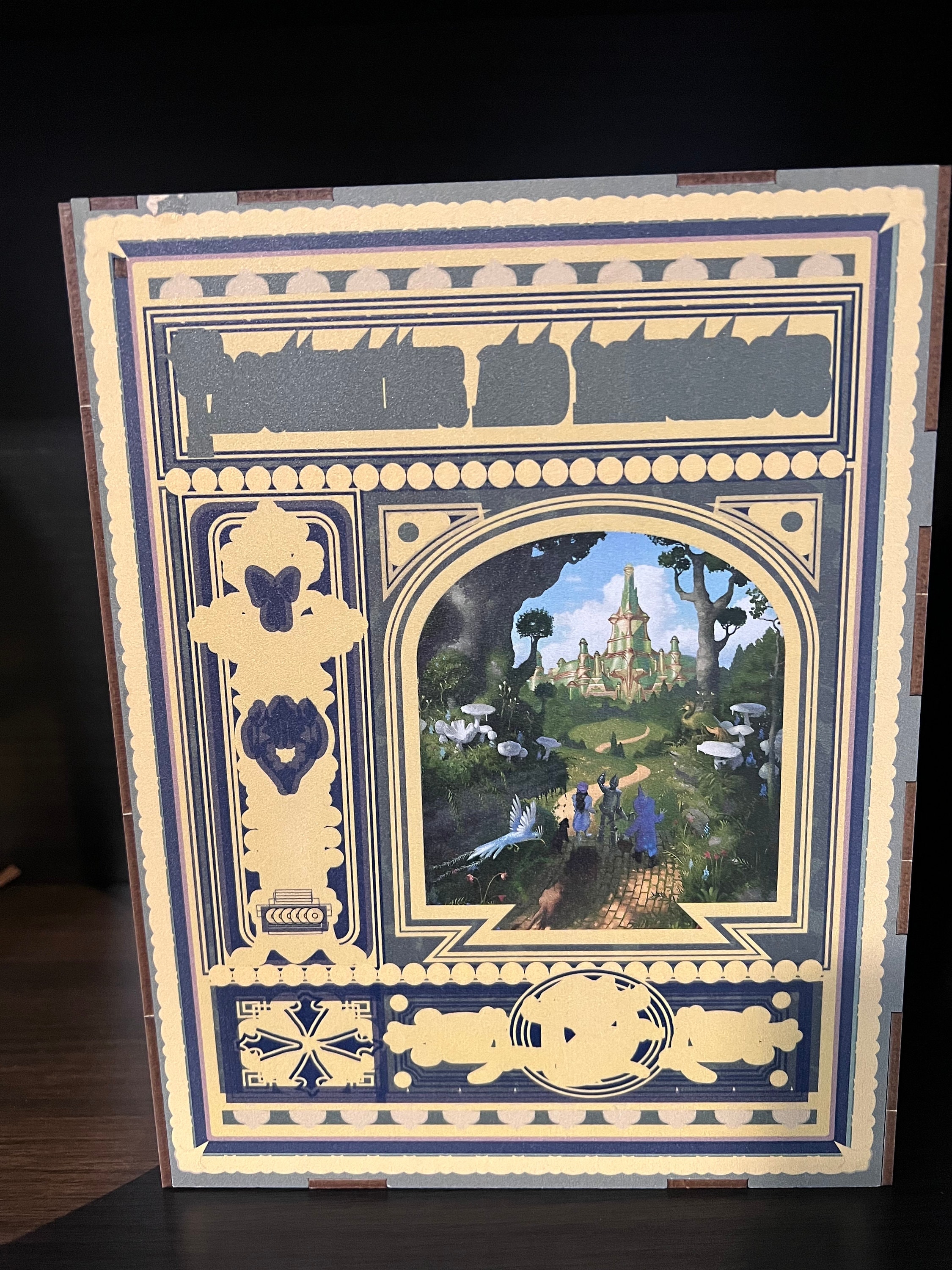 FINISHED Book Nook: the Wizard of Oz with Dust Cover and - Etsy