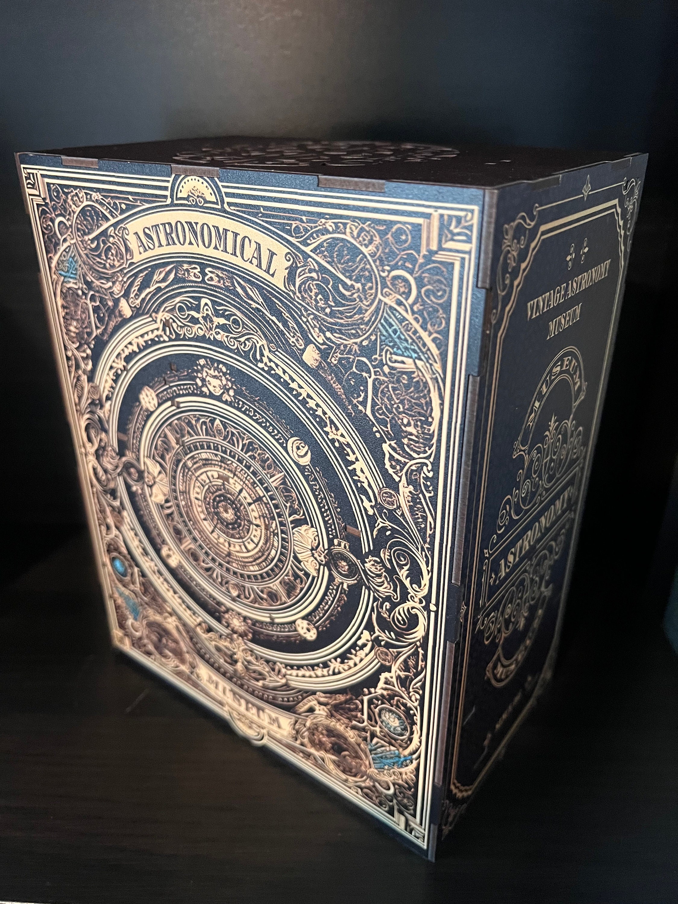 Completed Book Nook: Vintage Astronomy Museum With Touch Lighting - Etsy