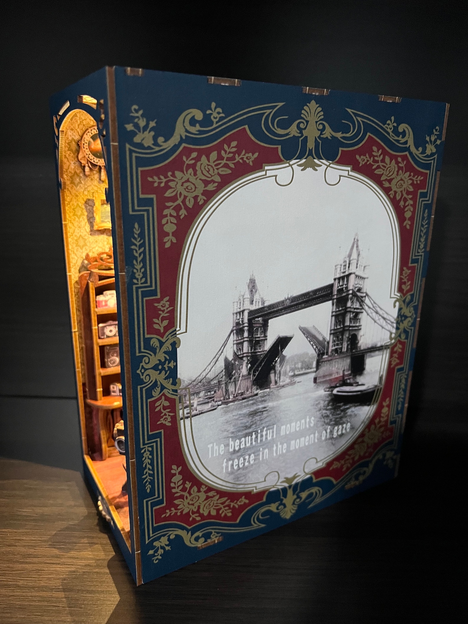 FINISHED Book Nook: Film Darkroom with Touch Lighting and Dust Cover - Etsy