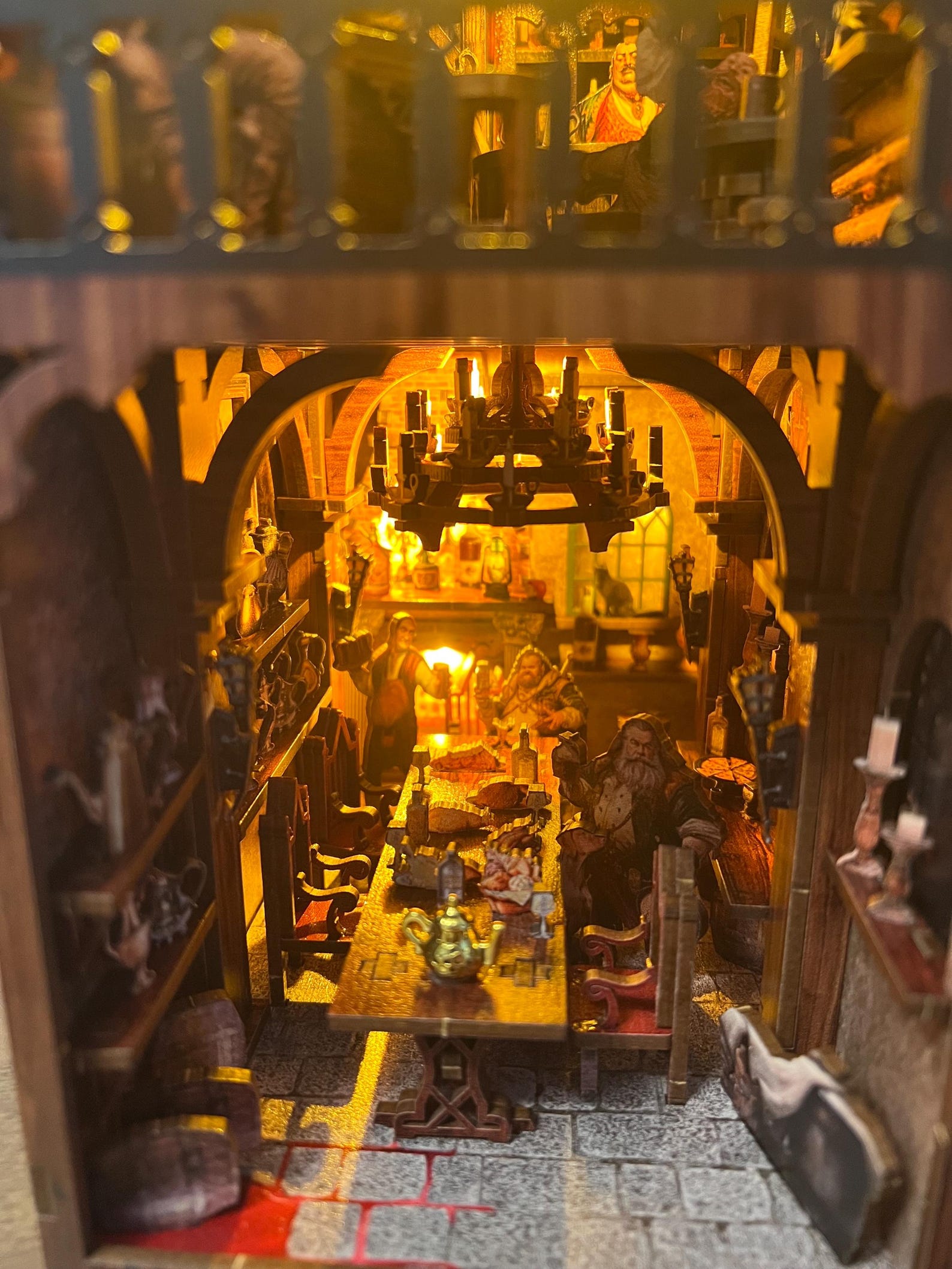 FINISHED Book Nook: Dark’s Tavern Ancient Bar (witcher-like) (with Dust ...