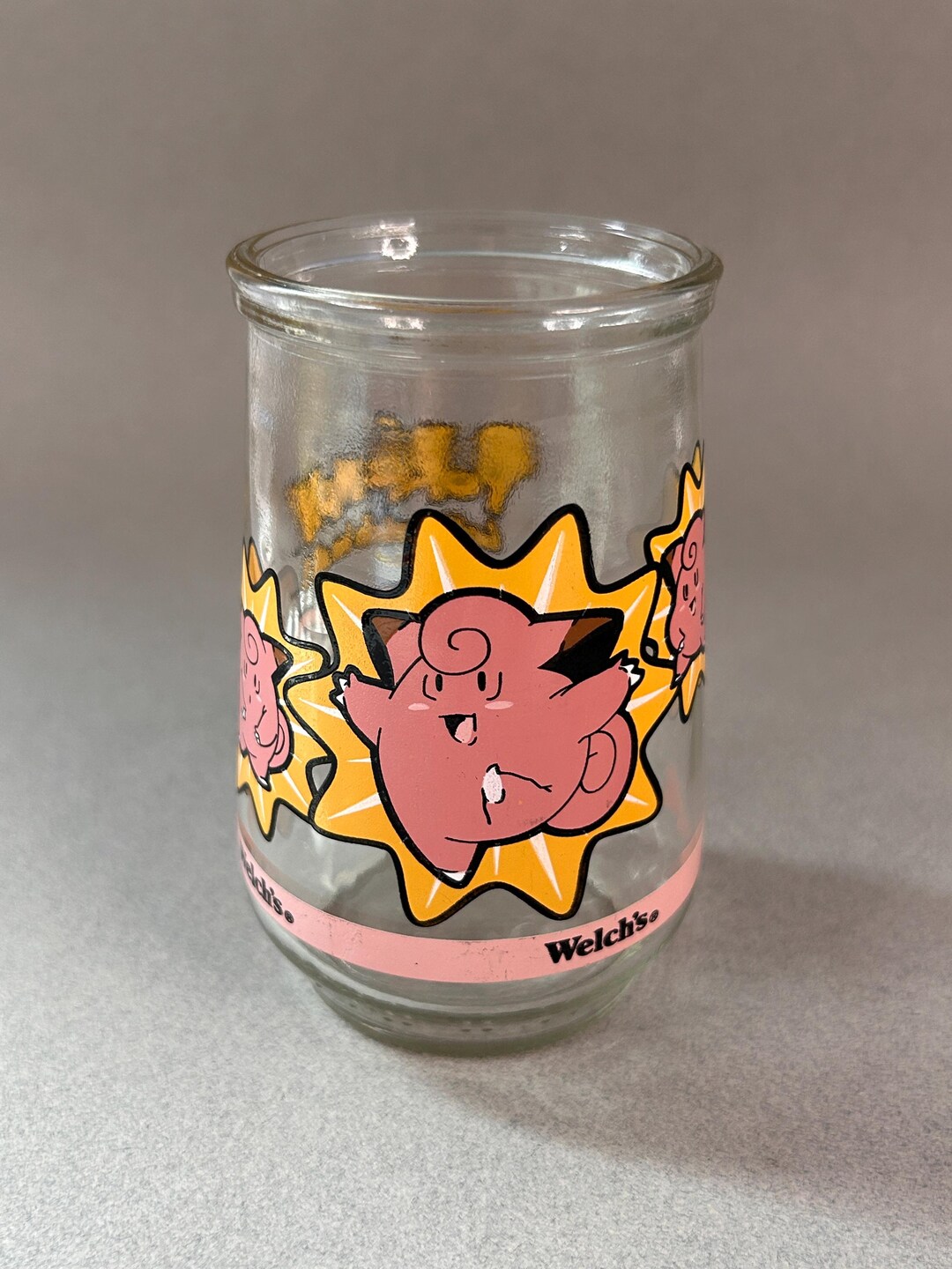 Vintage Welch's Jelly Jar, Pokemon, Clefairy #66 - Etsy
