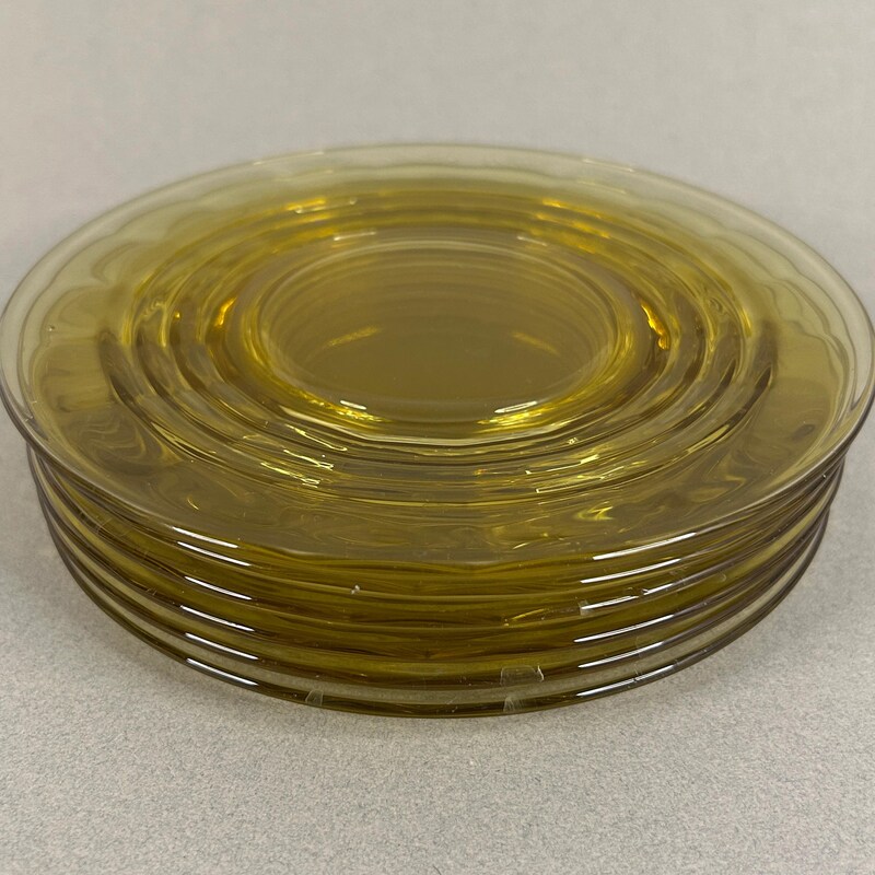 Yellow Glass Plate - Etsy