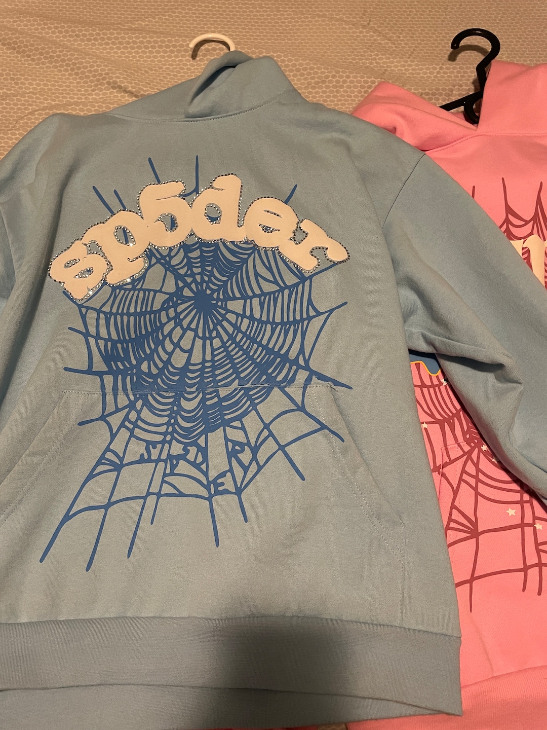 Spider Sp5der Worldwide Hoodie Baby Blue - Etsy