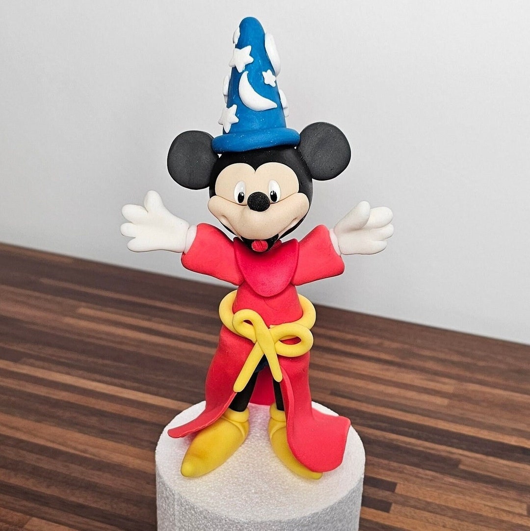 Fondant Mickey Mouse, Cake Topper, Fondant Figures, Cake Decoration ...