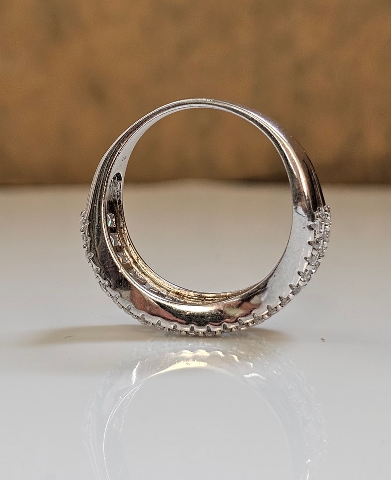 2CT 925 Silver/pure Gold Baguette Cut Solitaire Moissanite Band, Minimalist Emerald Ring Gift ...