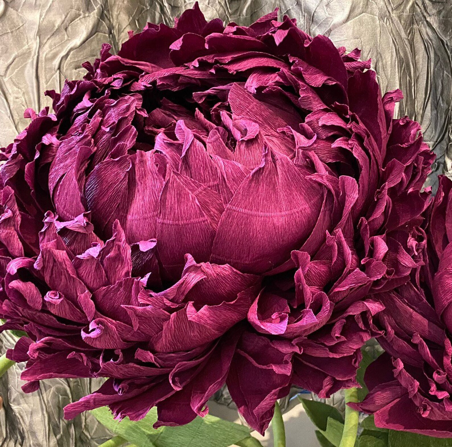 3 Free-standing Oversized Paper Peonies, 3 Big Standing Paper Flowers ...
