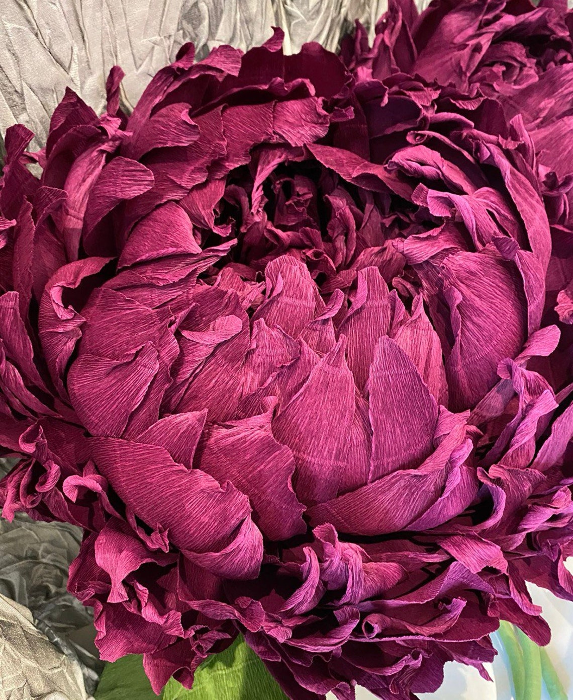 3 Free-standing Oversized Paper Peonies, 3 Big Standing Paper Flowers ...