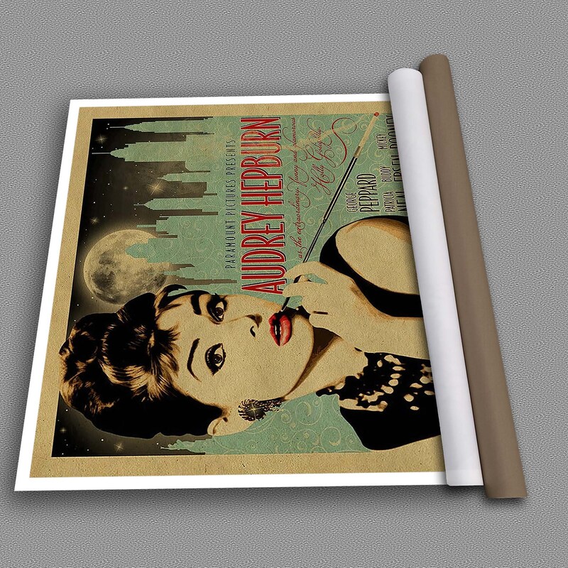 Audrey Hepburn Poster - Etsy