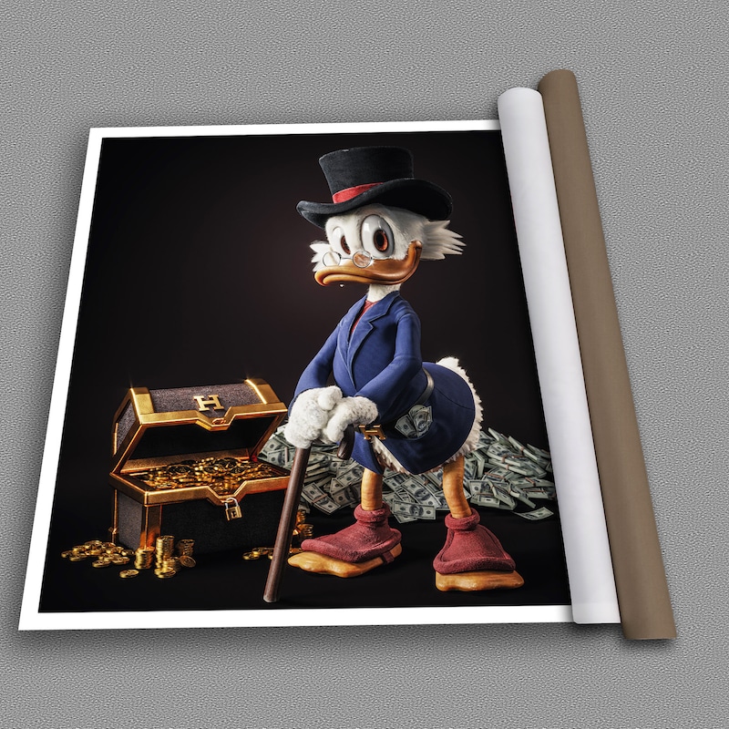 Donald Duck Poster - Etsy