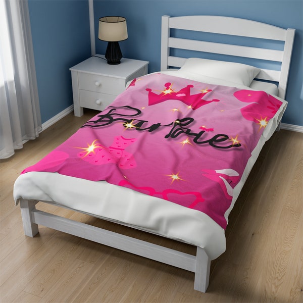 Barbie Throw Blanket - Etsy