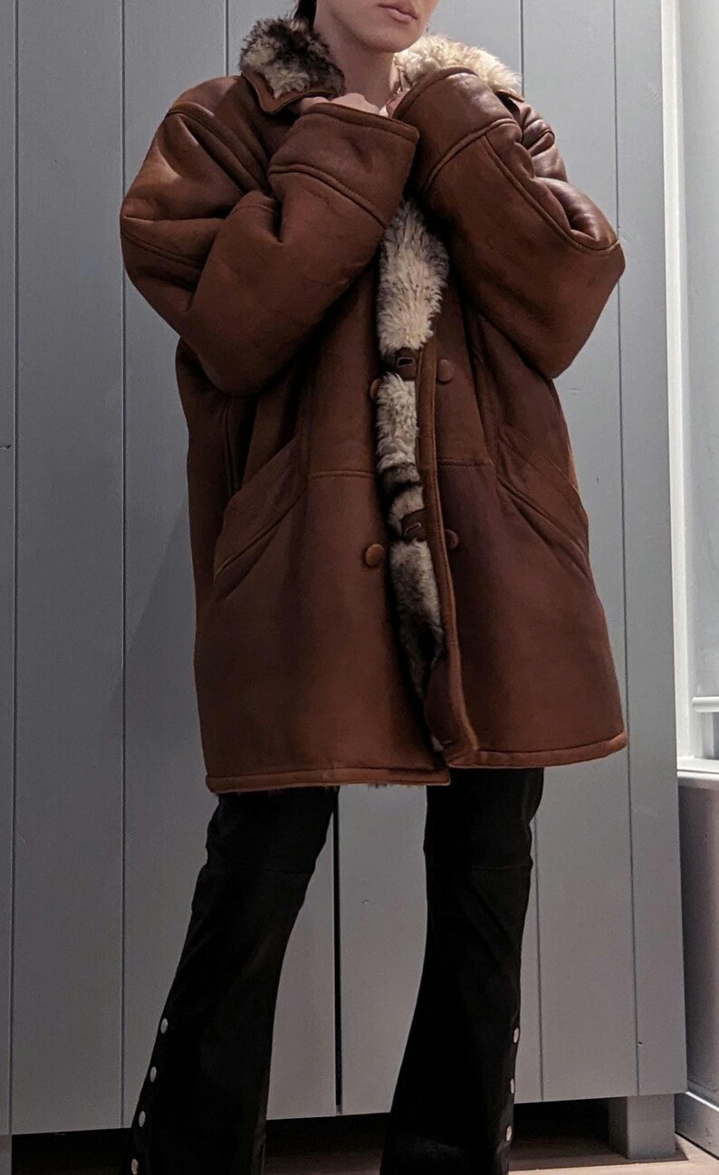 Vintage Originalshearling Coat - Etsy