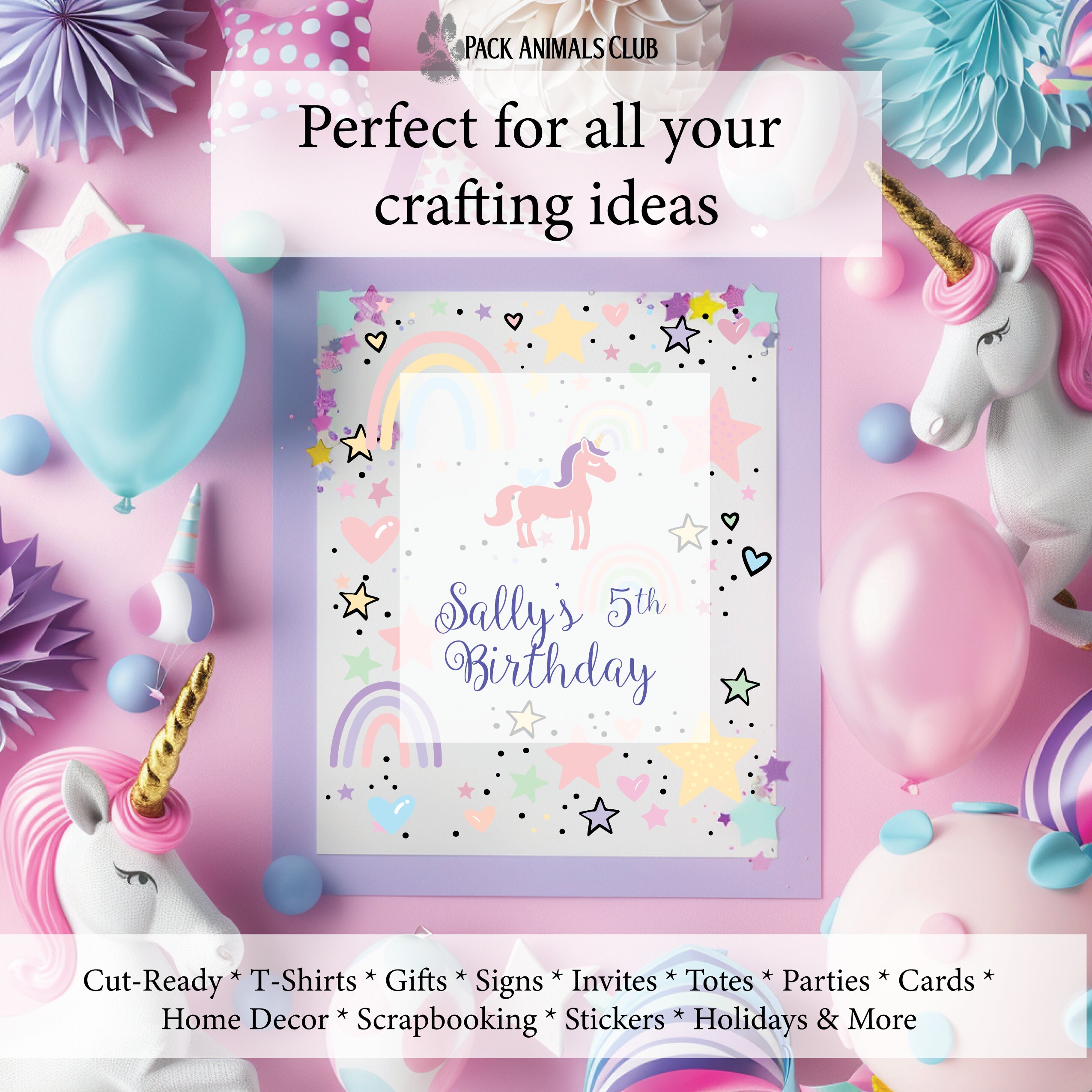 Unicorns & Rainbows SVG | PDF | PNG Bundle - Etsy