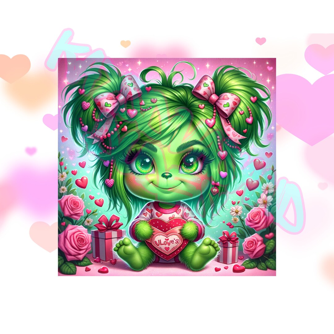 Baby Grouch Green Chibi Doll I Girl Chibi Baby Grouch I Green Doll Baby ...