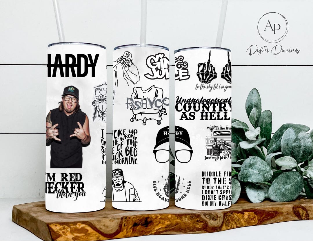 Hardy Tumbler Wrap, Hardy Lyrics Tumbler Design, Hardy Collage Tumbler ...