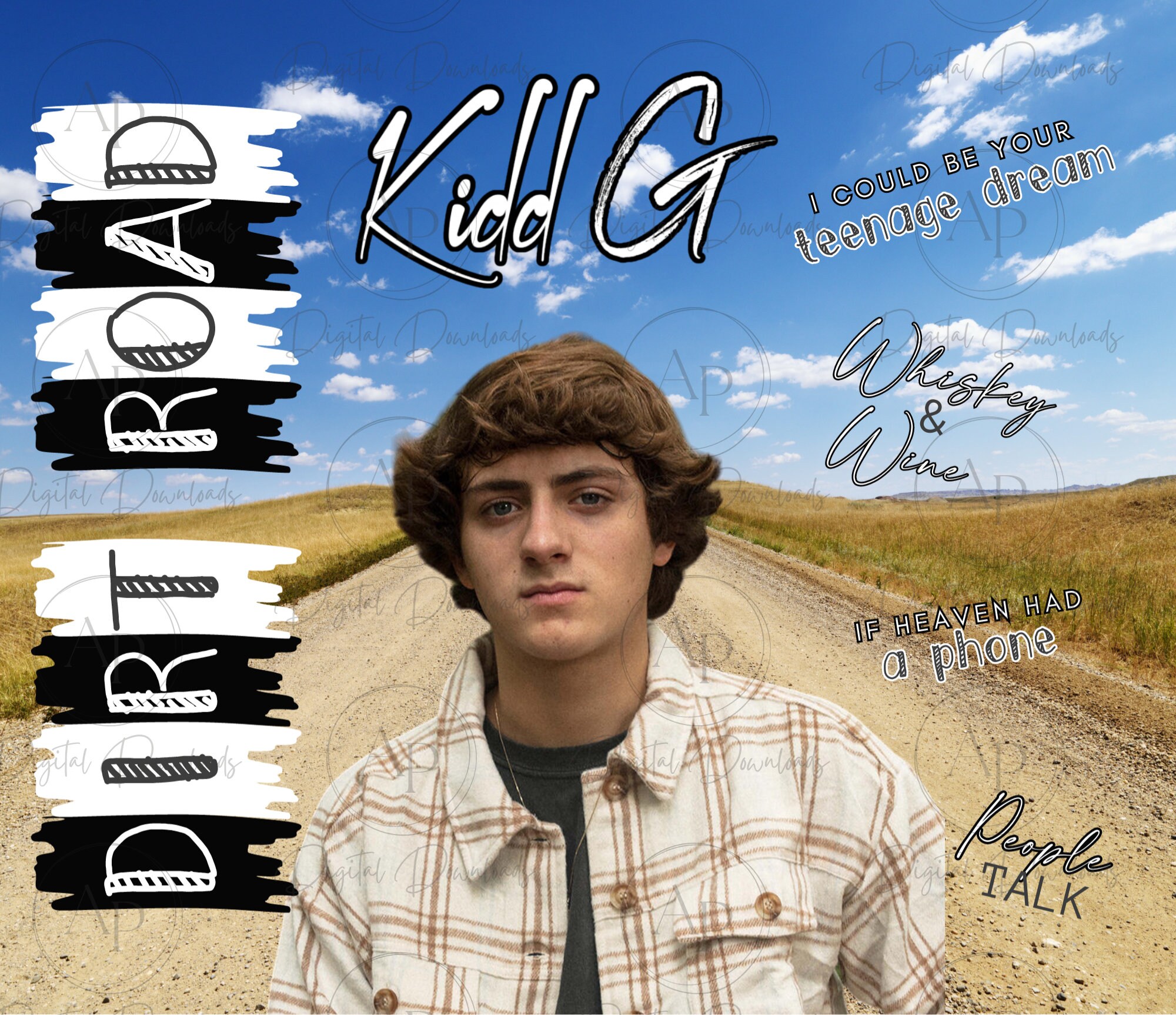 Kidd G Tumbler Wrap, Kidd G Lyrics Tumbler Design, Tumbler Wrap for ...