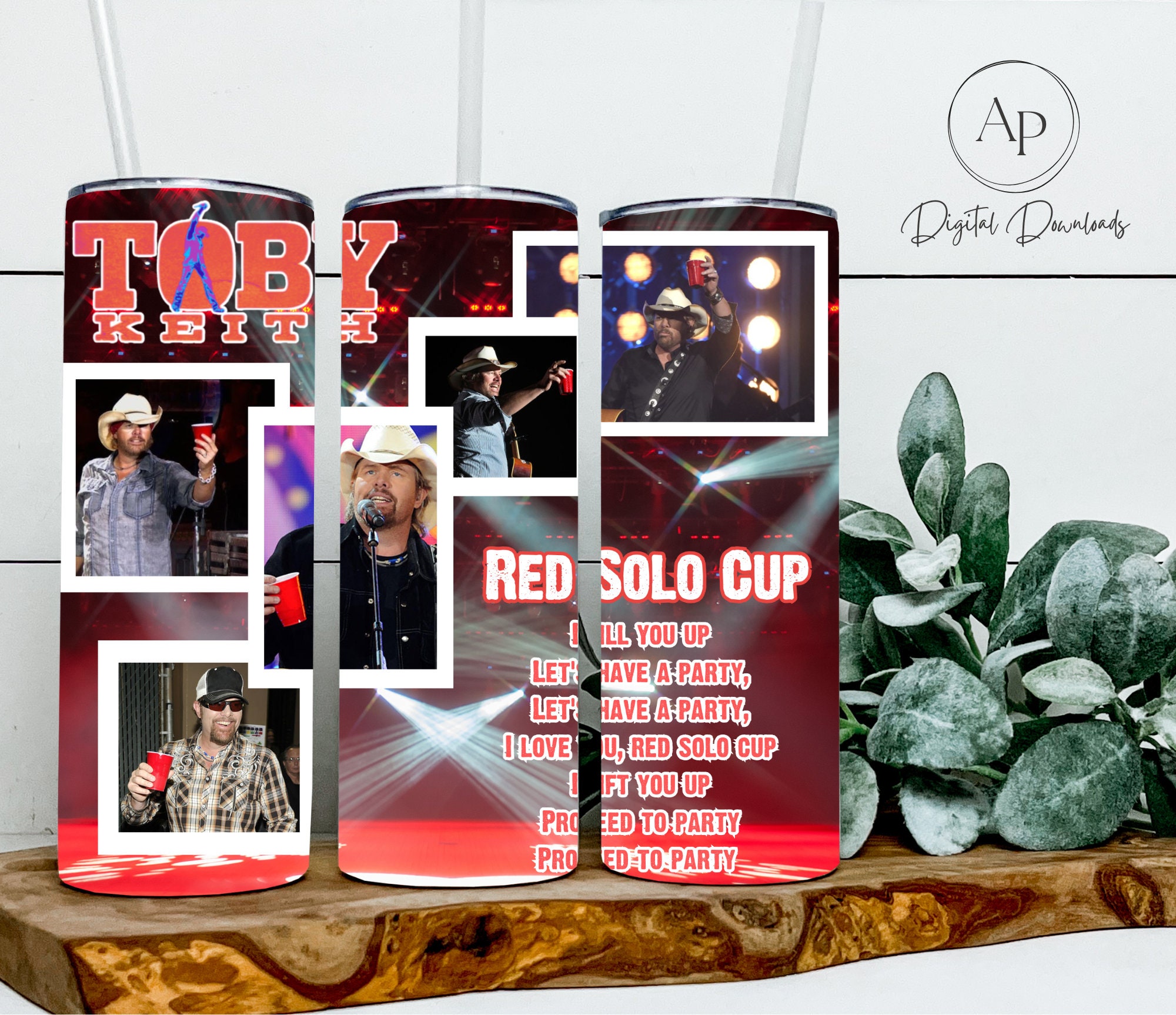 Toby Keith Tumbler Wrap, Toby Keith Collage Tumbler Design, Tumbler ...