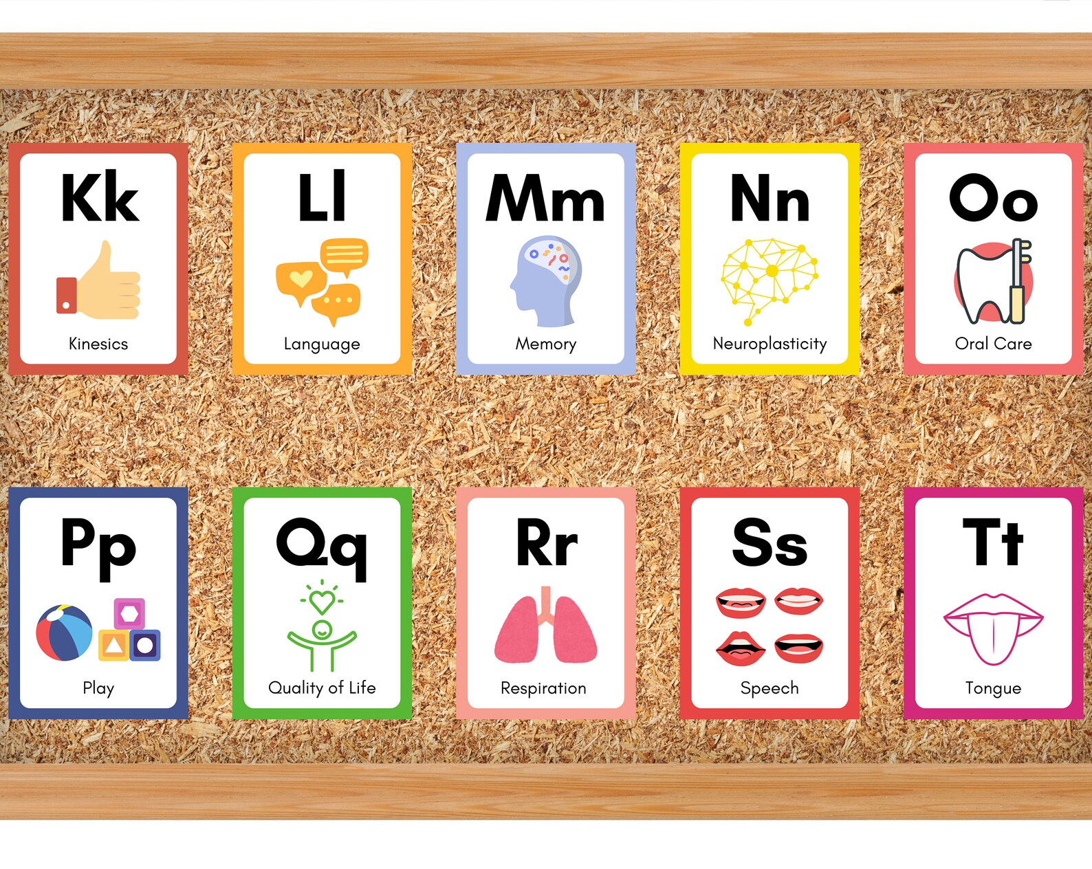 26 SLP Alphabet Wall Posters | Digital Prints | Speech Therapy, Decor ...