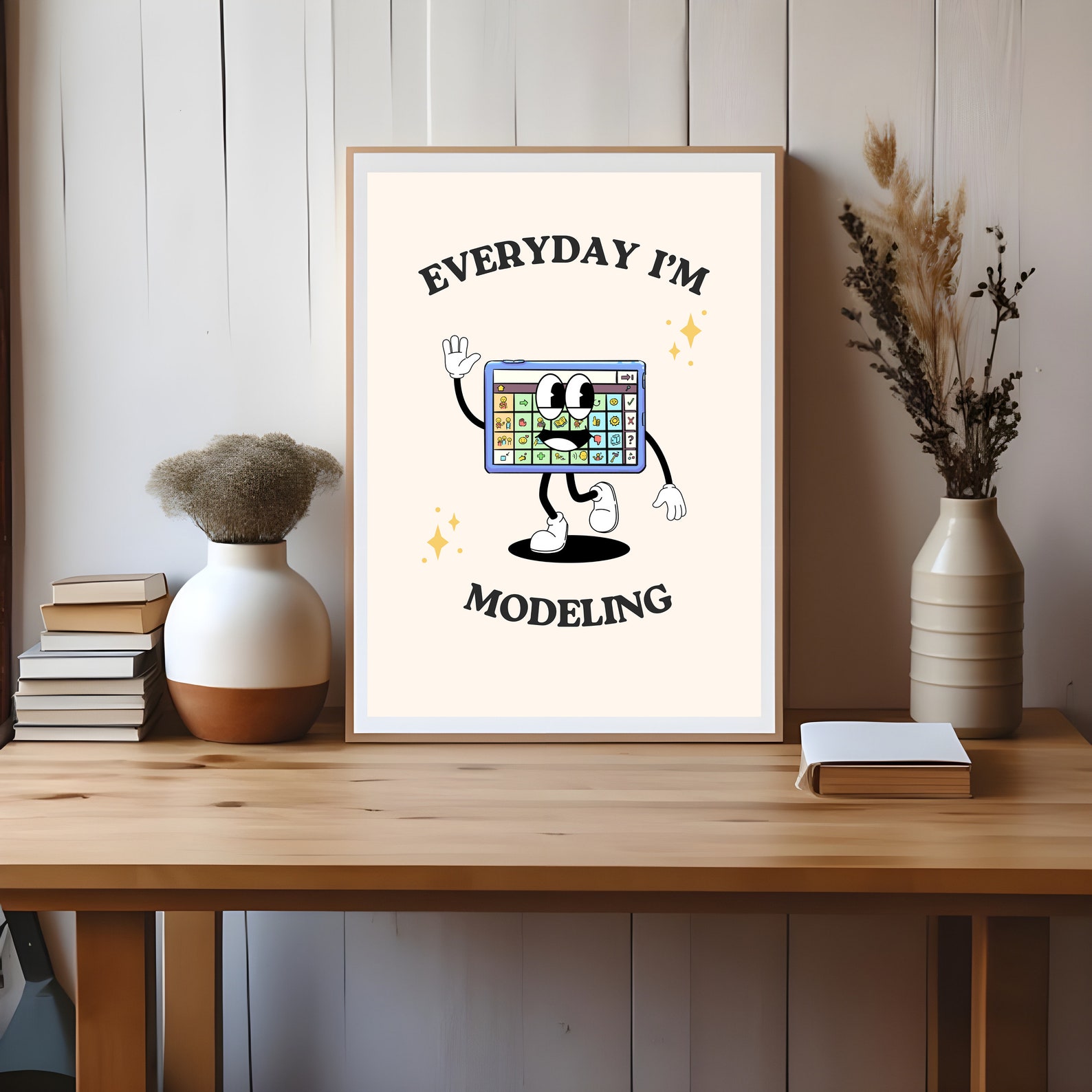 Groovy SLP Digital Prints Bundle | Retro Speech Therapy, Decor, Clinic ...