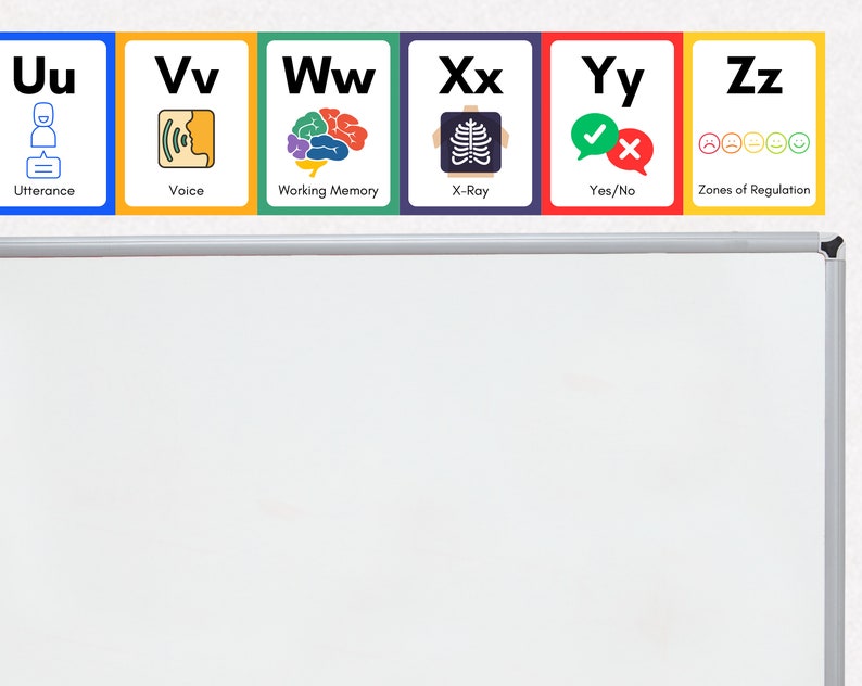 26 SLP Alphabet Wall Posters | Digital Prints | Speech Therapy, Decor ...