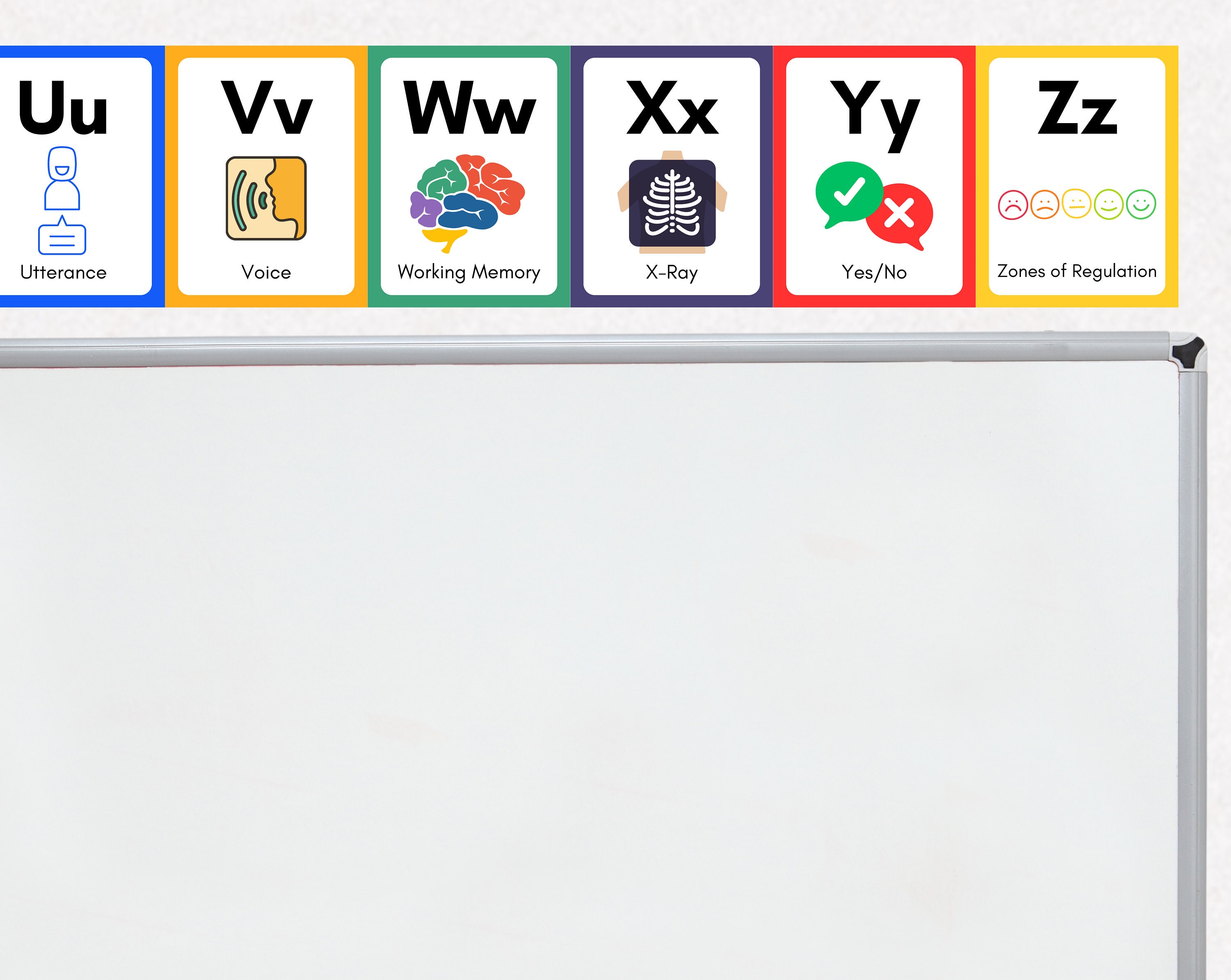 26 SLP Alphabet Wall Posters | Digital Prints | Speech Therapy, Decor ...