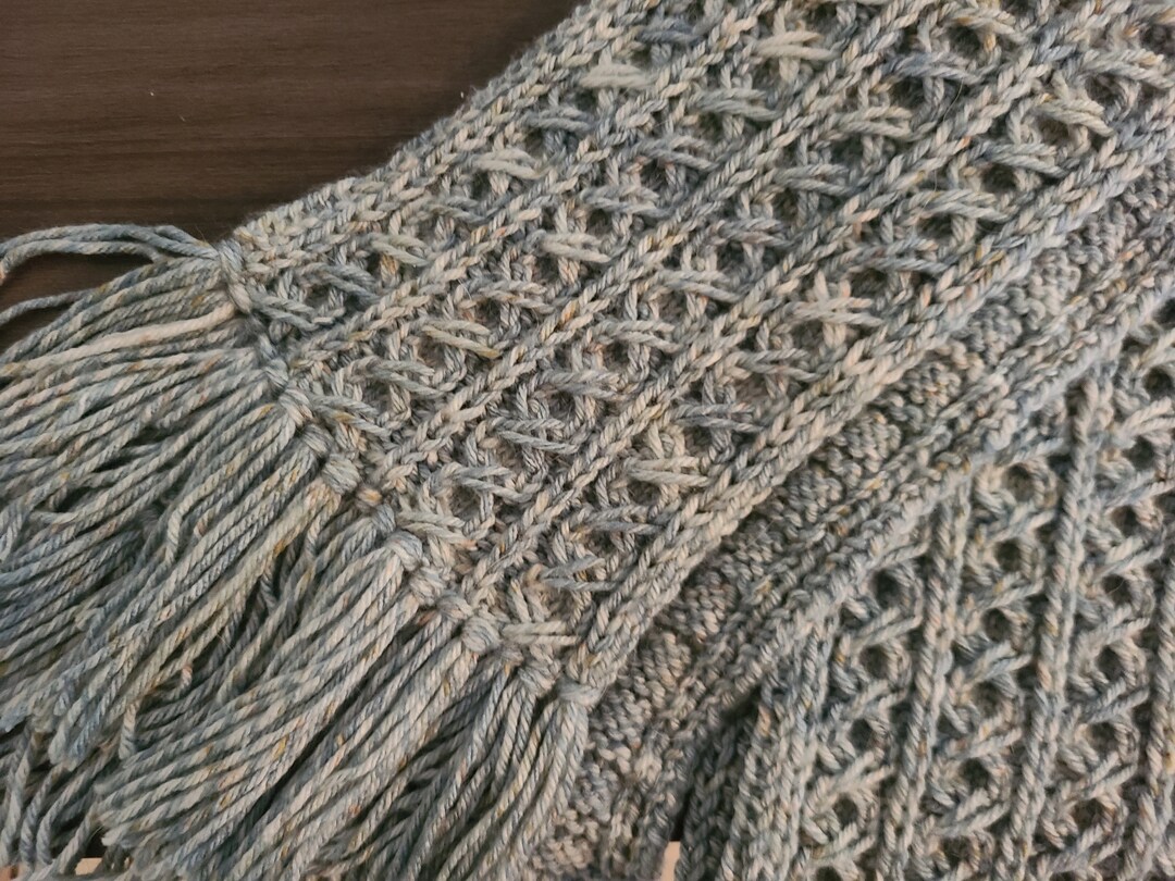 In the Crosshairs Scarf Knitting Pattern - Etsy