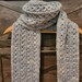 In the Crosshairs Scarf Knitting Pattern - Etsy