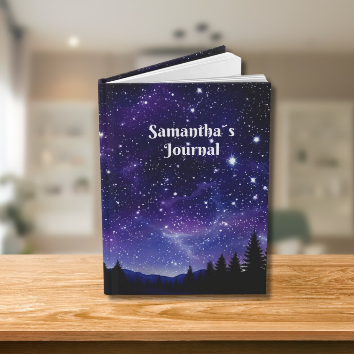 Personalized Starry Night Sky Journal, Popular Hardcover Journal ...
