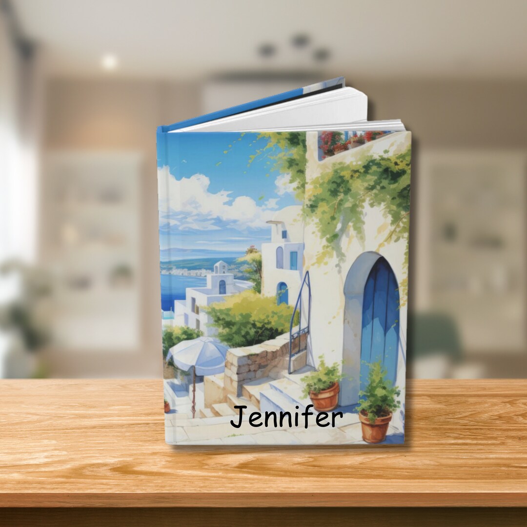 Santorini Greece Travel Journal, Perfect for Documenting Adventures ...