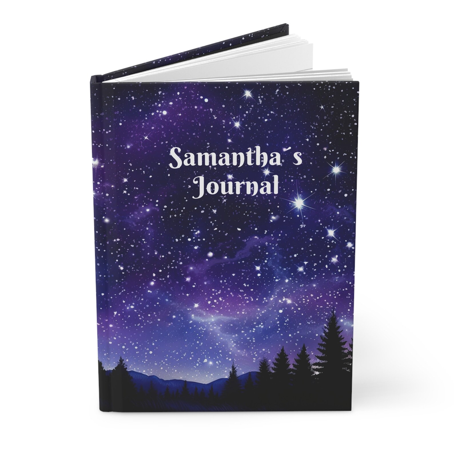 Personalized Starry Night Sky Journal, Popular Hardcover Journal ...