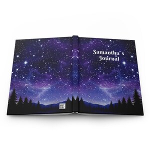 Personalized Starry Night Sky Journal, Popular Hardcover Journal ...