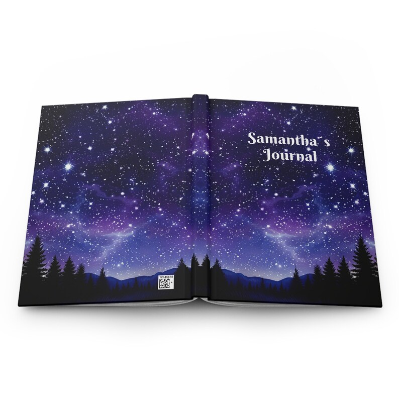 Personalized Starry Night Sky Journal, Popular Hardcover Journal ...