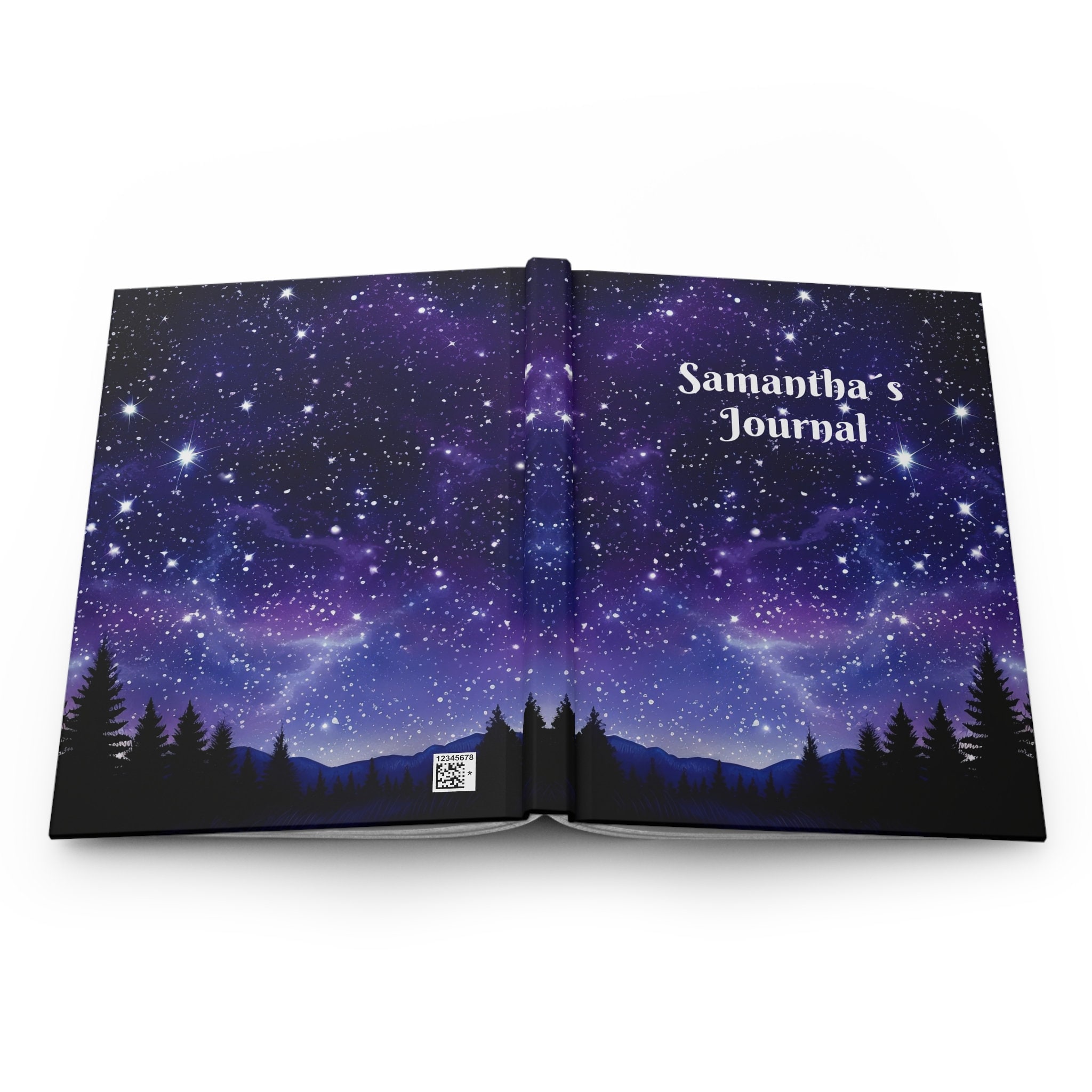 Personalized Starry Night Sky Journal, Popular Hardcover Journal ...