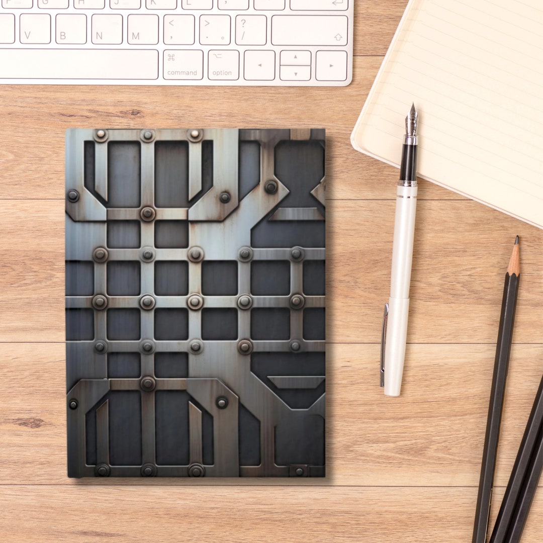 Industrial Chic Metallic Hard Cover Journal for Professionals,unique ...