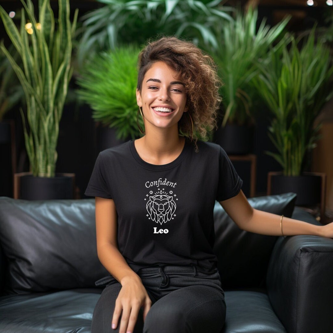 Leo Zodiac Sign T-shirt Leo Birth Sign Shirt Leo Birthday - Etsy