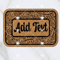 Ear Tag SVG Bundle Cattle Tag PNG Western Tooled Leather Floral Cow Tag ...
