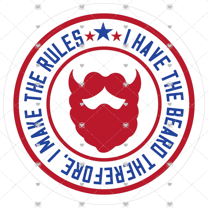 Custom Beard Svg File - Etsy