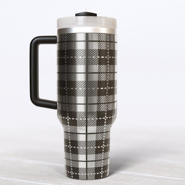 Buffalo Plaid Cups - Etsy