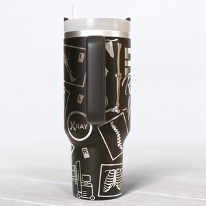 Radiology Tech Laser Engraved Full Wrap 40oz Tumbler, Digital Download ...