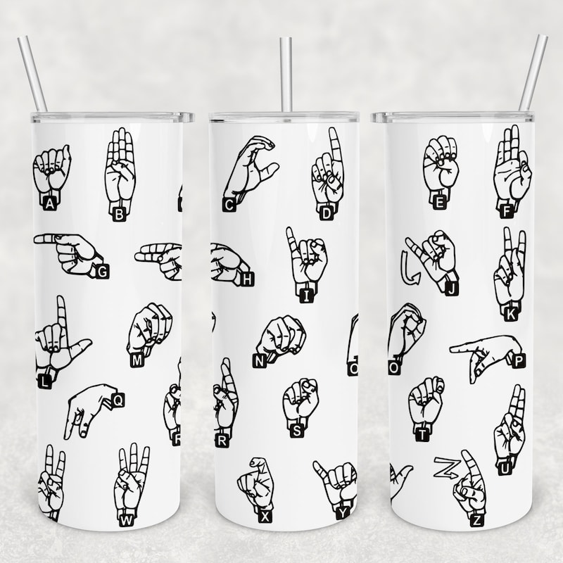 Asl Tumbler Wrap - Etsy
