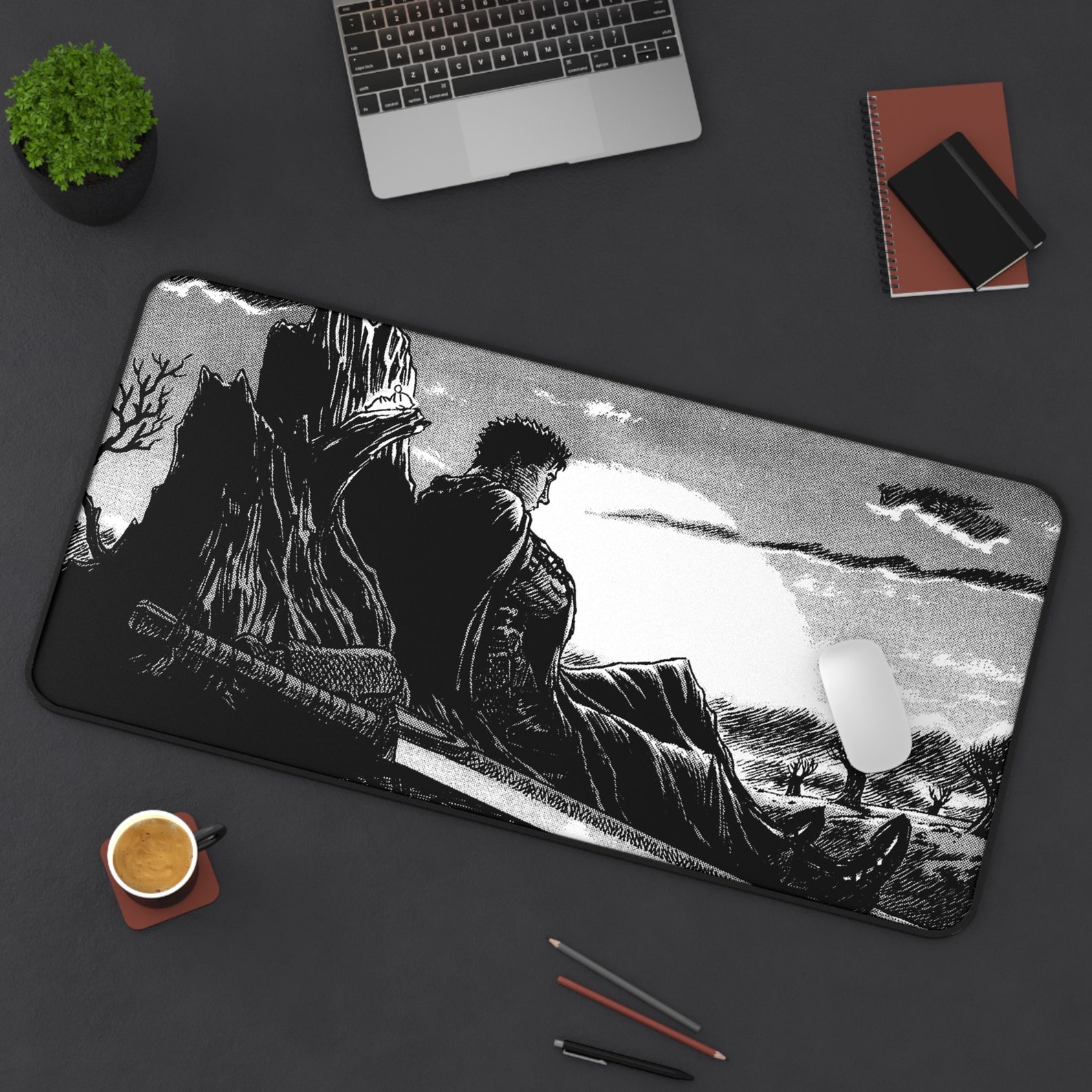 Berserk Manga Anime Mouse Pad XL Desk Pad - Etsy