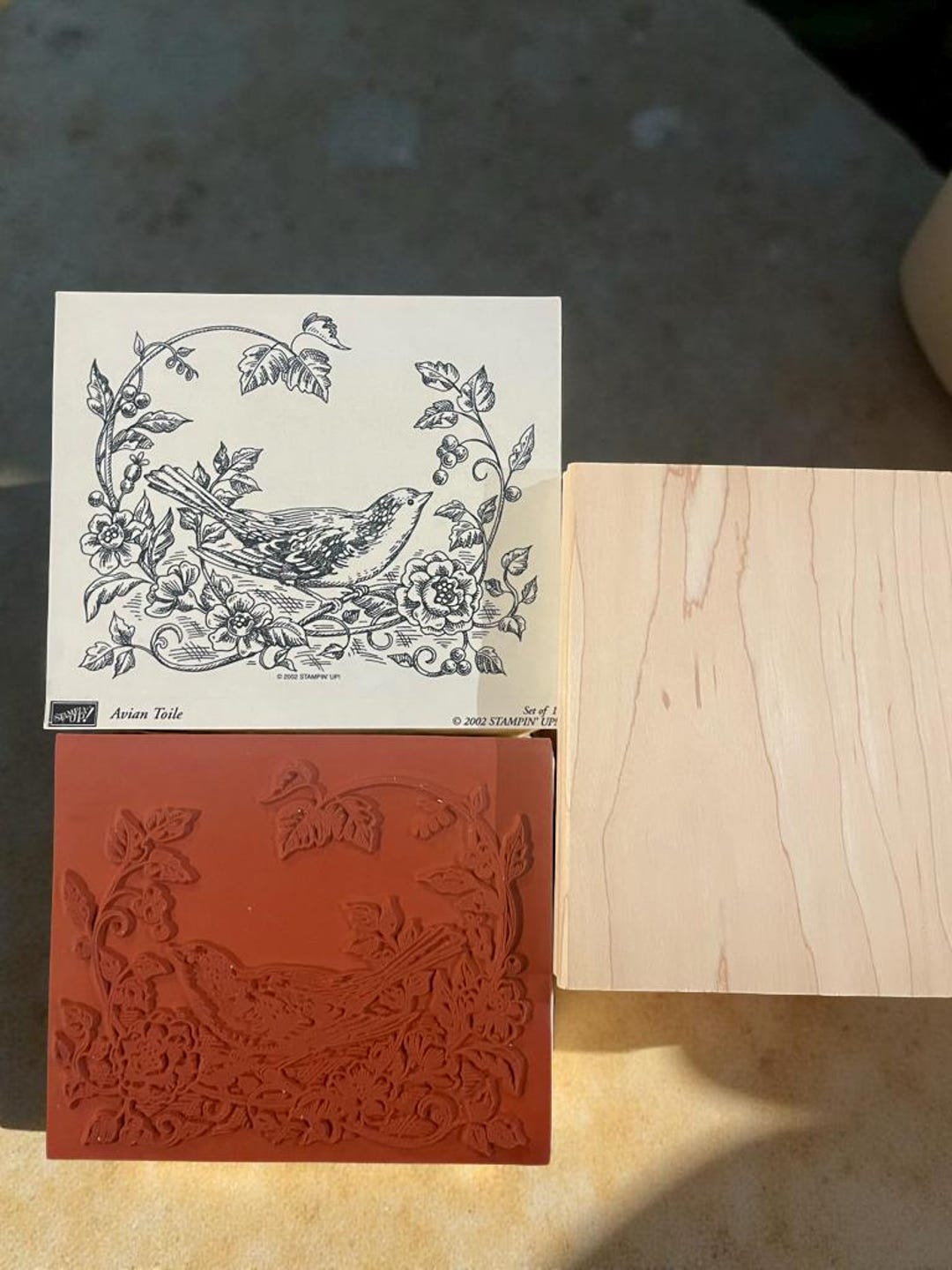 2002 Stampin’ Up! Avian Toile Bird Stamp – NIB Retired Vintage - Etsy