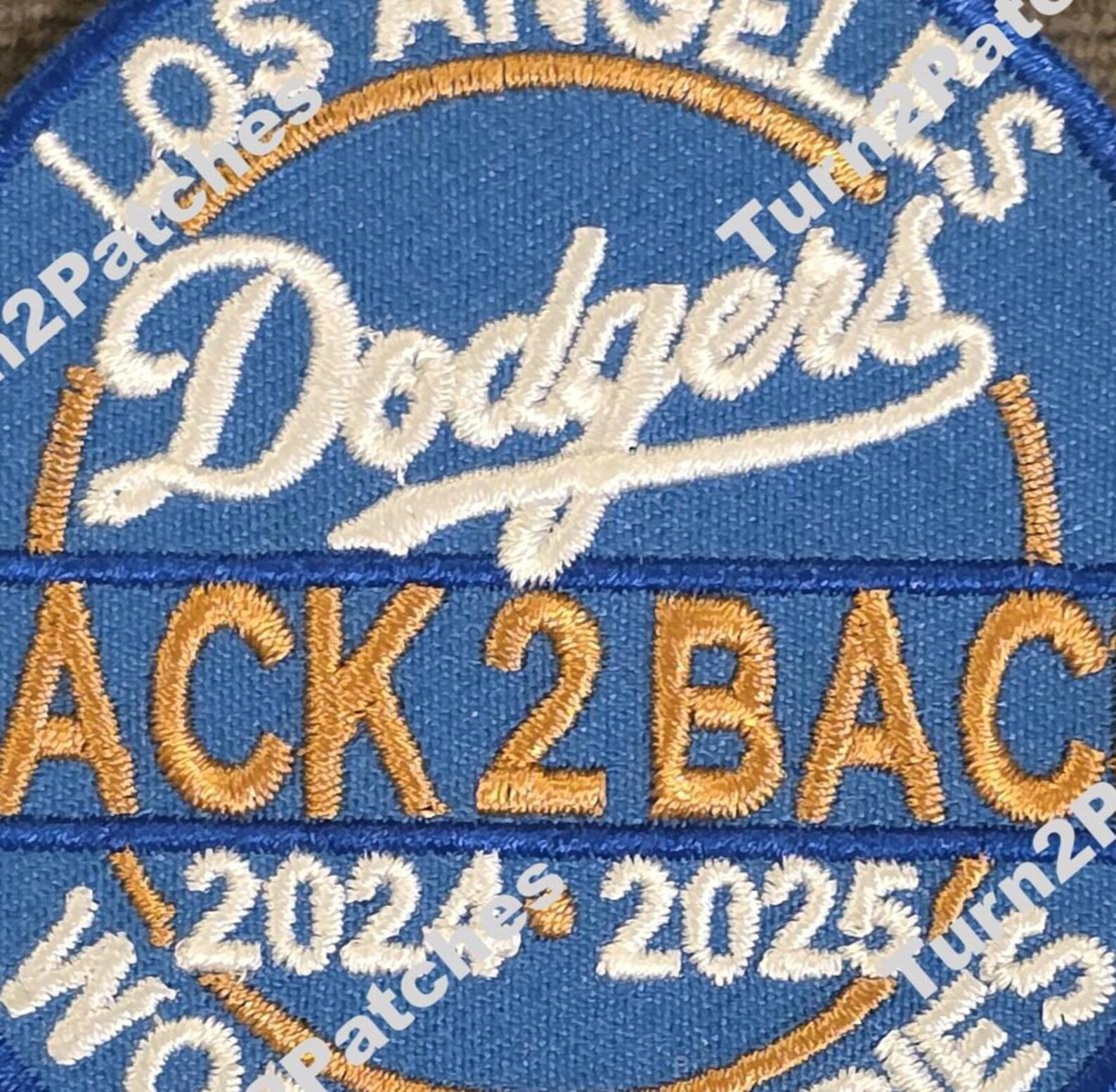 World Series Champions Patch Back 2 Back - Jersey Patch Los Angeles ...