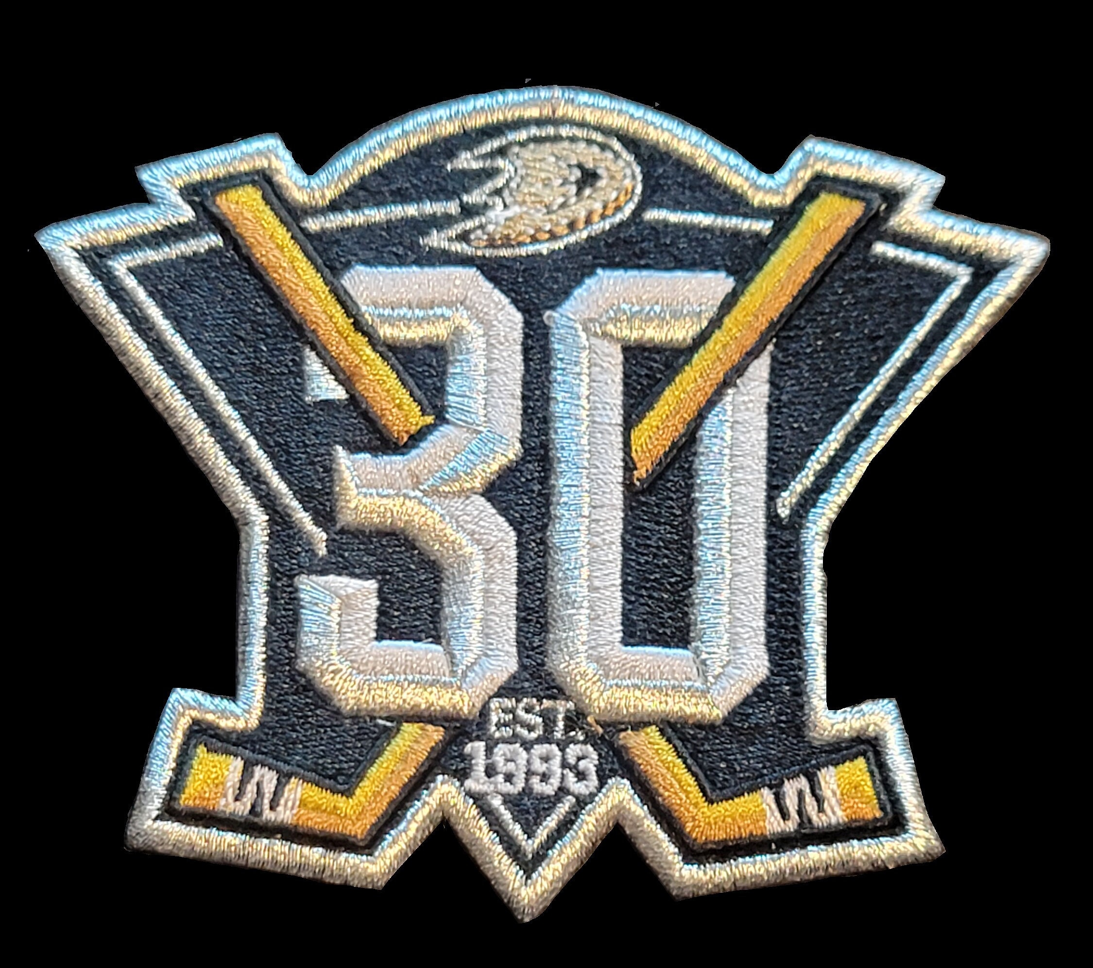 30th Anniversary Patch - 2023 30 Season Hockey Jersey Patch Ducks - Etsy