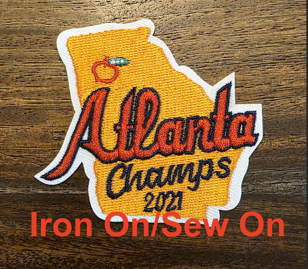 Atlanta Braves Patch Champs 2021 World Series Patch Baseball Jersey ...