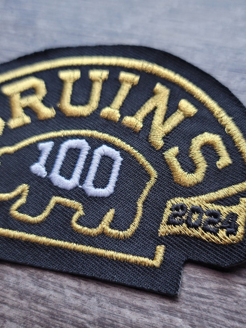 2023 Boston Bruins Patch - Centennial Team Logo Patch NHL for Hockey ...