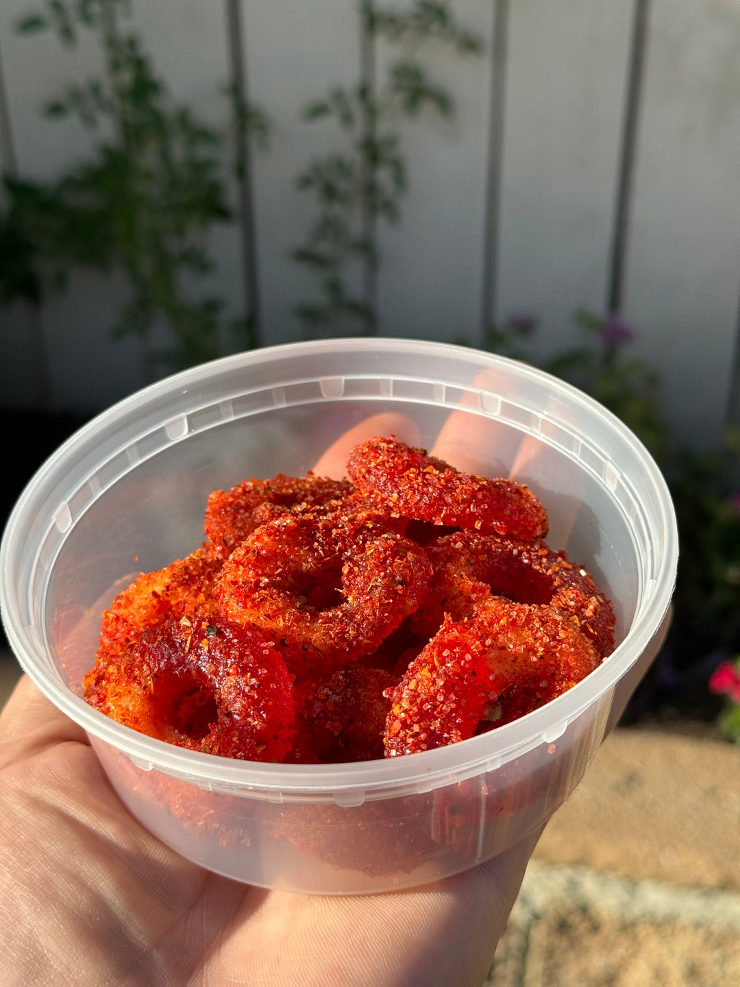 Chamoy Candy Spicy Candy Peach Rings Gummy Candy Dulces Enchilados ...
