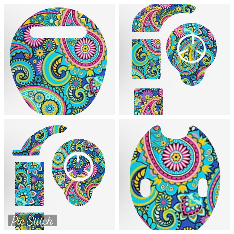 Rainbow, Mermaid, Turtle, Cochlear Implant Stickers: Fashion Skins for ...