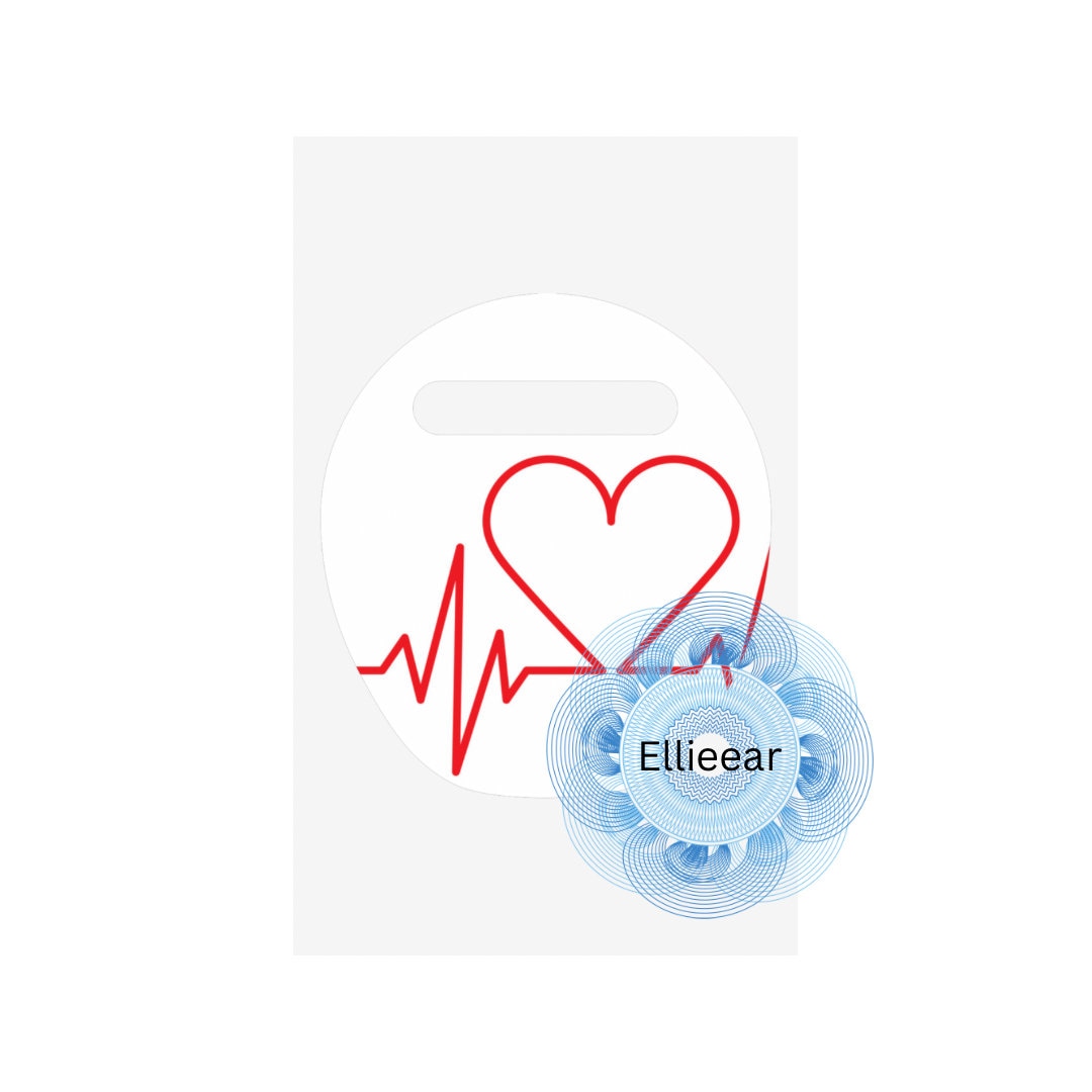 Heartbeat Cochlear Implant Sticker: Nurse Doctor Gift - Etsy